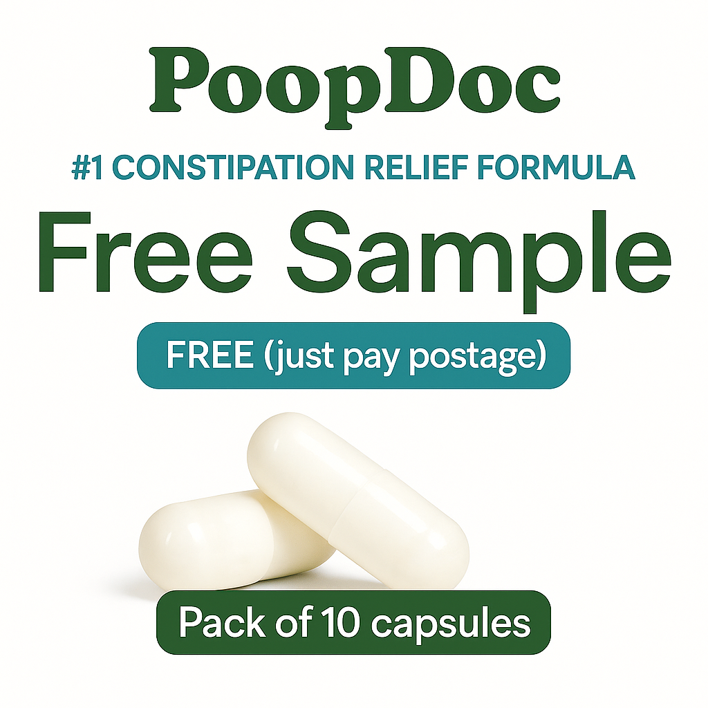 FREE SAMPLE – PoopDoc® Formula #1 Constipation Relief (10 Capsules ...